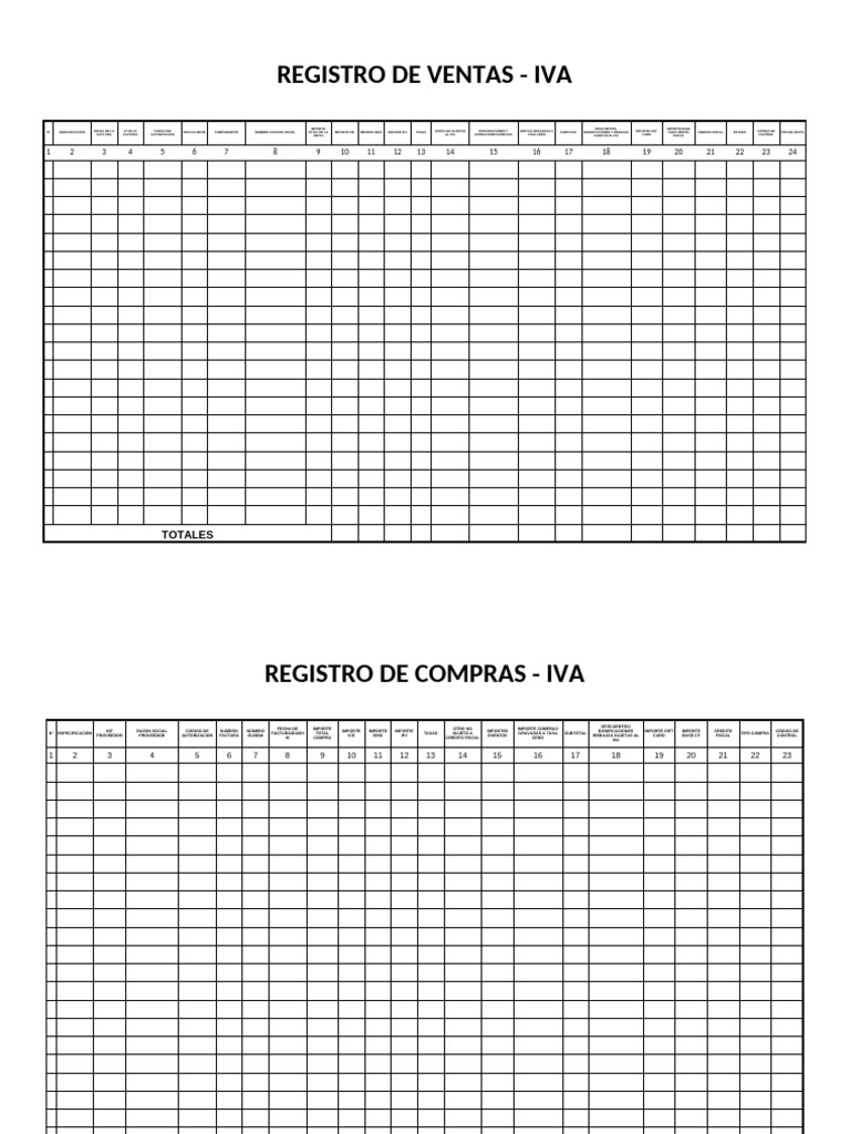 Formato RCV Compras y Ventas | PDF | Pagos | Economias