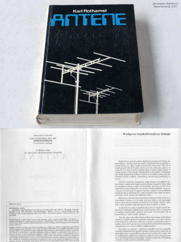 Karl Rothammel - Antene (1983) Srpski-Hrvatski - MK | PDF