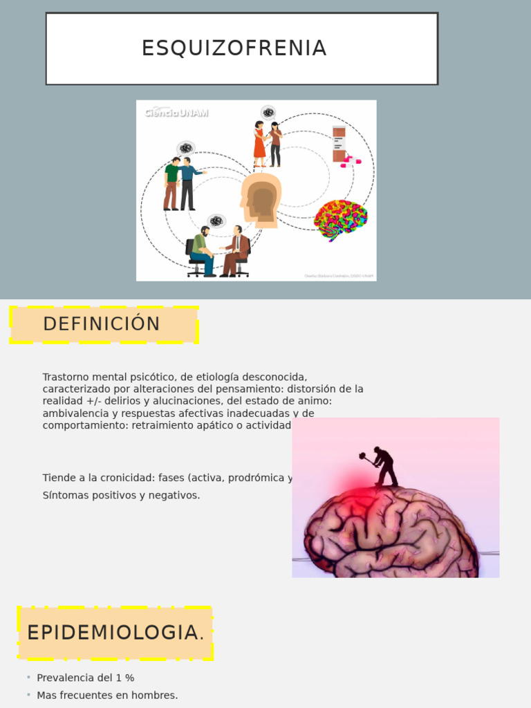 Esquizofrenia: Síntomas y Tipos | PDF | Esquizofrenia | Psicosis