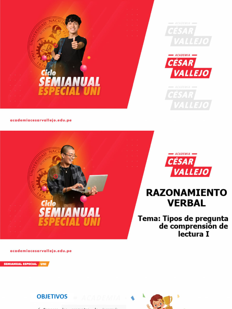 Tipos de Pregunta de Comprensión de Lectura I | PDF | Cognición