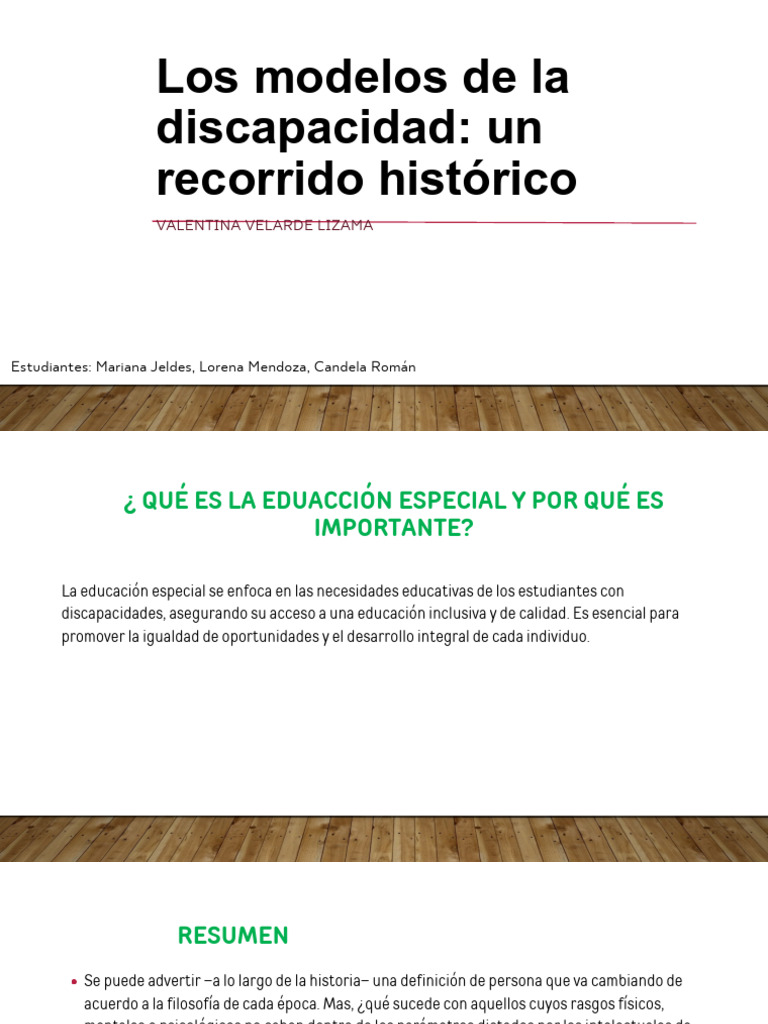 Los Modelos de La Discapacidad - Candela Roman - Mariana Jeldes ...