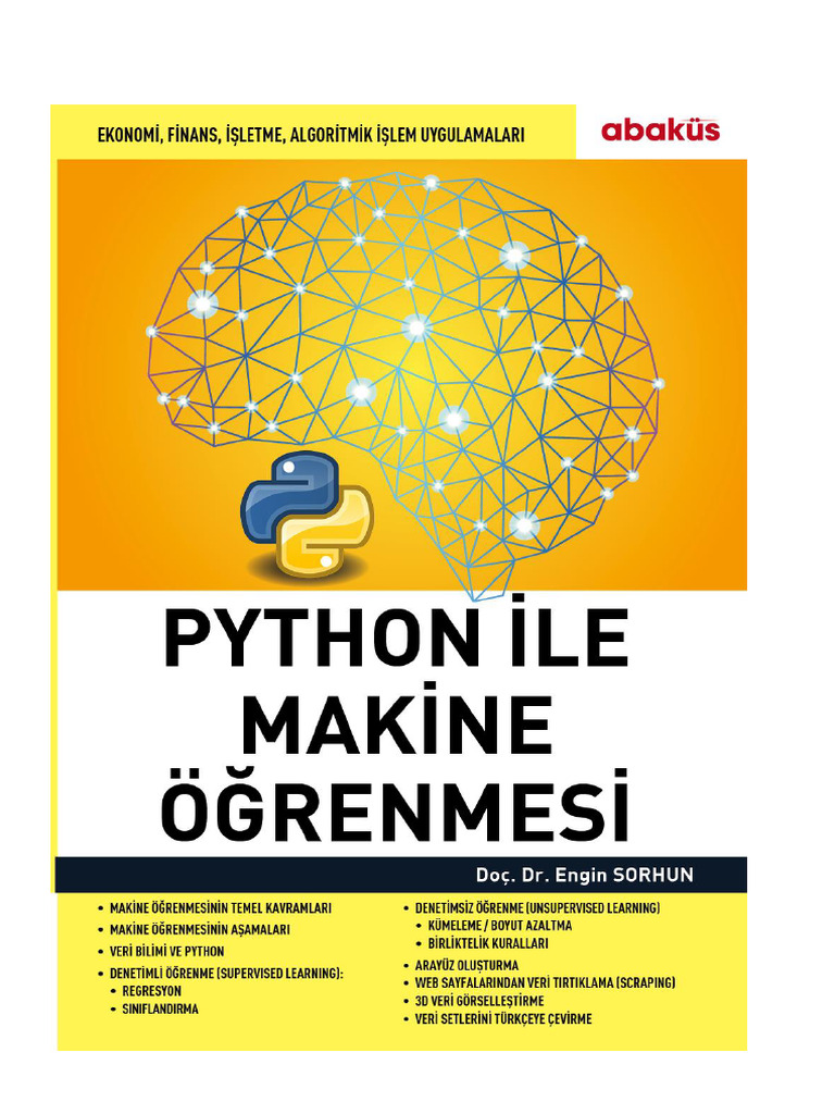 Python Ile Makine Ogrenmesi Ekonomi Fina | PDF