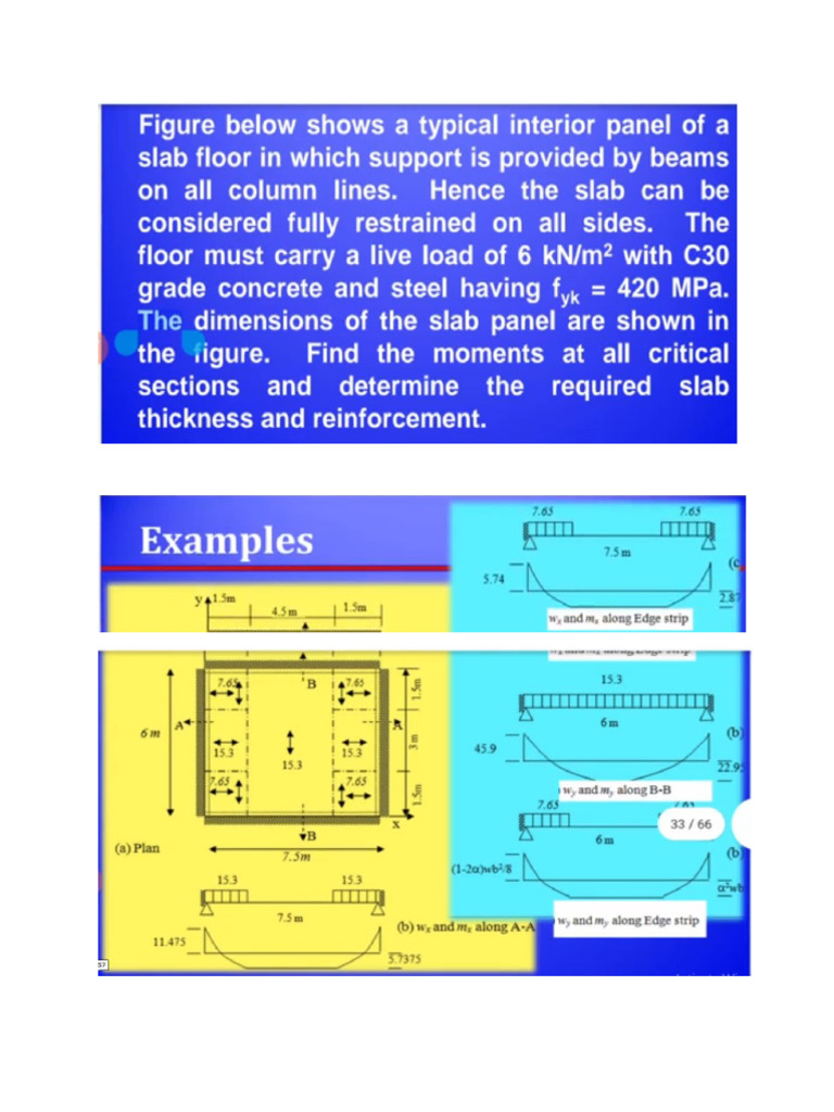 Flat Slab Example (Screen Shoot) | PDF
