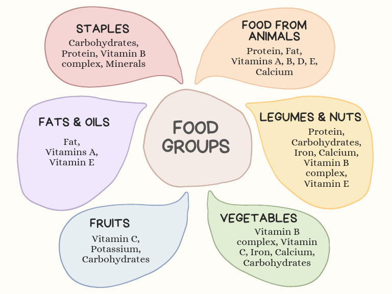 Essential Nutrients in Food Groups | PDF