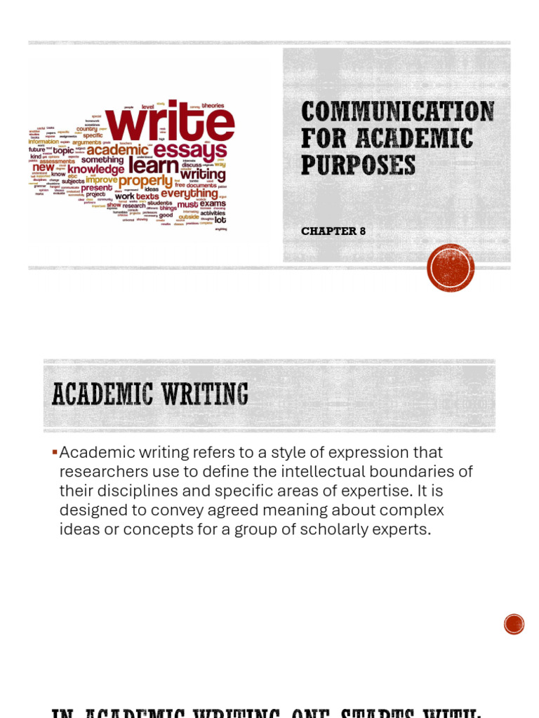 Communication For Academic Purposes | PDF | Citation | Human Communication
