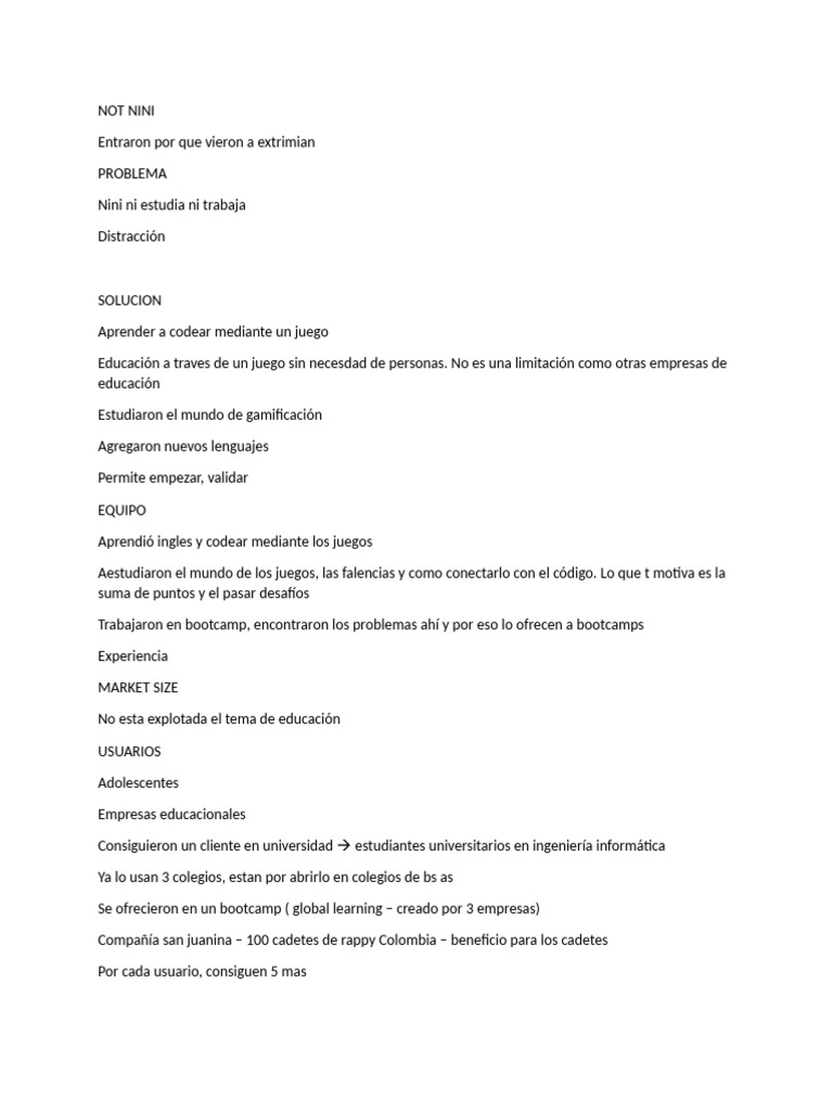 Not NINI | PDF | Business | Informática