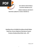 Miindaa Haaraa Bara 2018 | PDF
