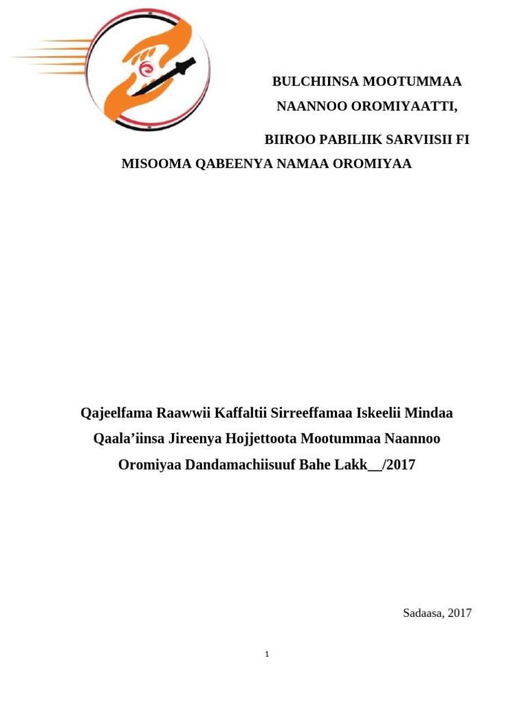 Qajeelfama Raawwii Kaffaltii Ikeelii Mindaa Sirreeffamaa Haaraa | PDF
