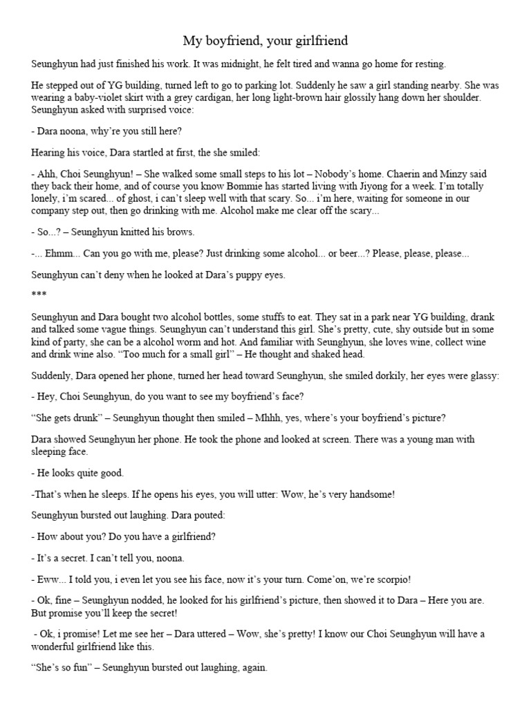 My Boyfriend Your Girlfriend | PDF