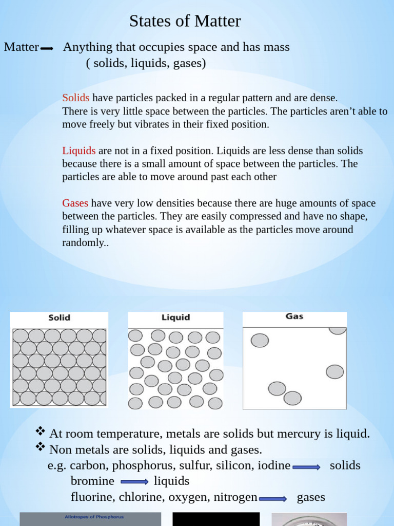 Understanding States of Matter | PDF | Solubility | Liquids