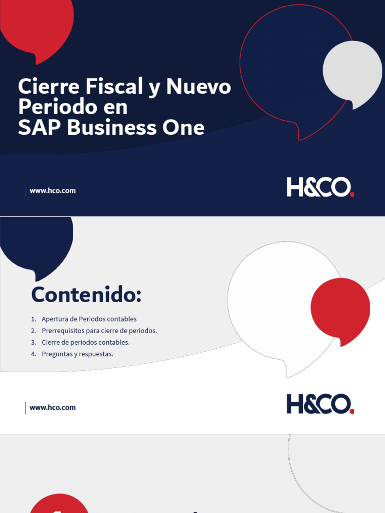Cierre Fiscal y Nuevo Periodo en SAP B1 | PDF | Contabilidad | Informática