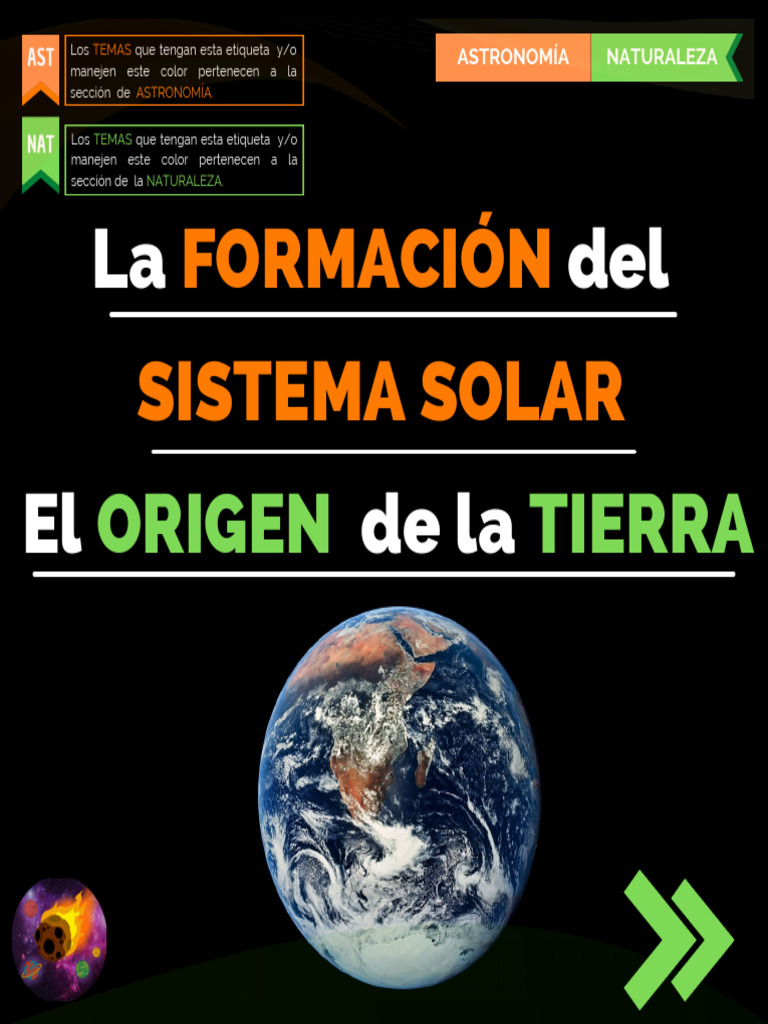 La formación del sistema solar | PDF | Sistema solar | Formación y evolución del sistema solar.