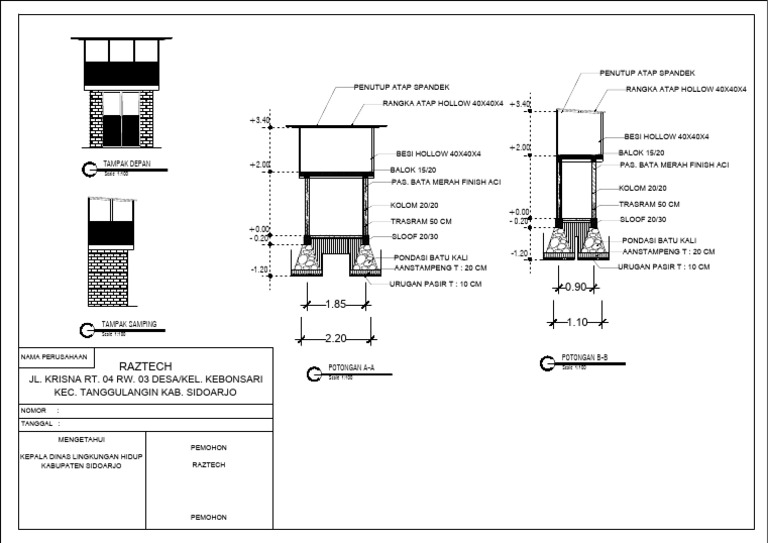 Raztech: Tampak Depan | PDF