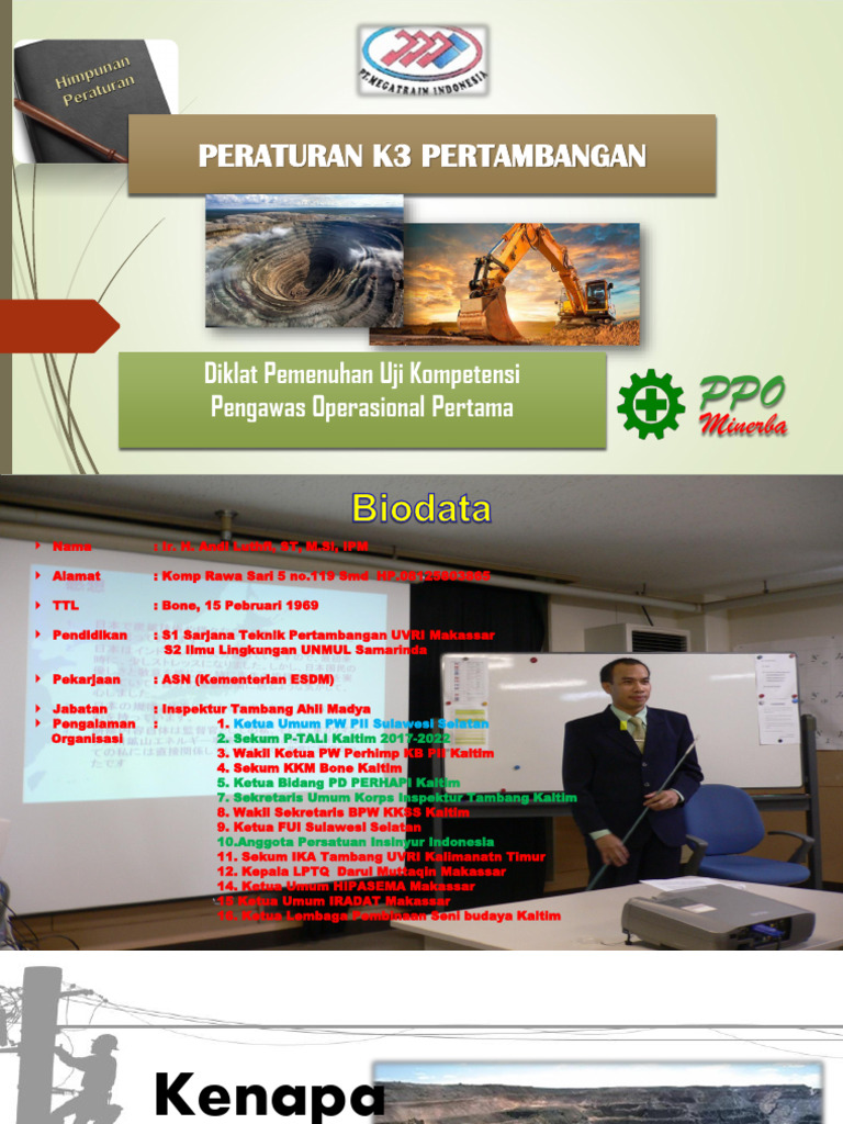 Peraturan K3 Pertambangan | PDF