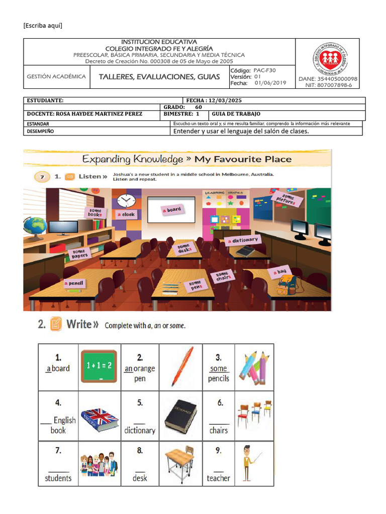 GUIA 1 WAY TO GO (1) | PDF