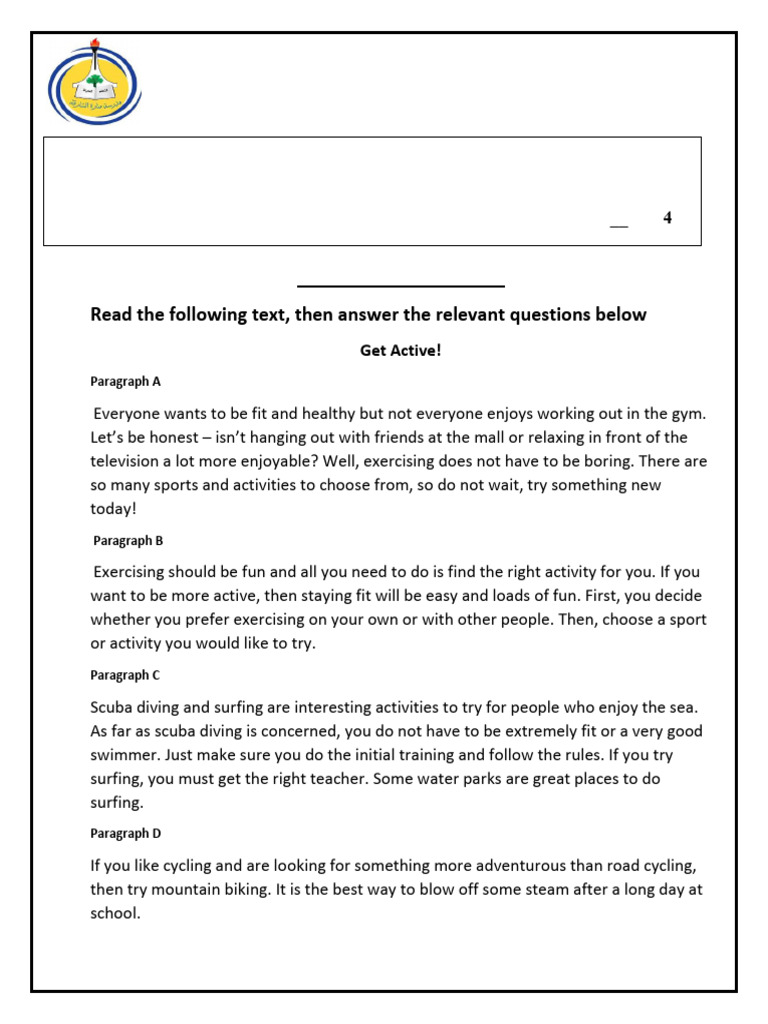 Grade 10 Adv-Worksheet 1 | PDF