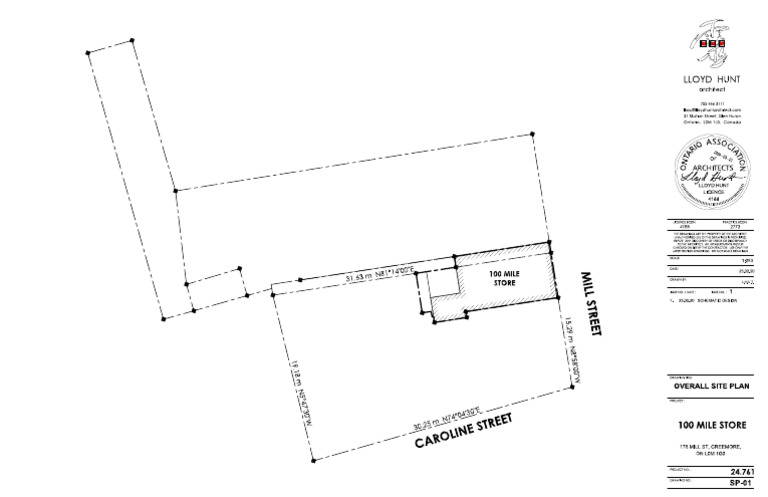 Site Plan Metric - Mile Store Sp-01 | PDF