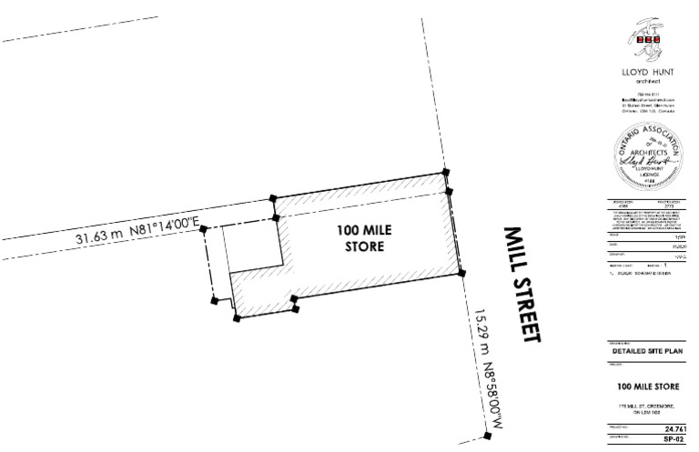 Site Plan Metric - Mile Store Sp-02 | PDF