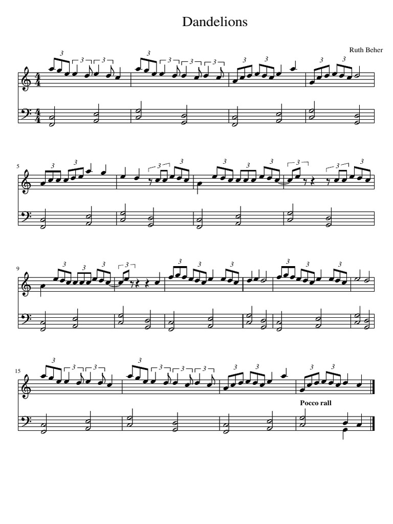 Dandelions Editada | PDF