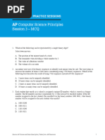 AP CSP 2021 Practice Exam Answer Key | PDF | Computing | Multiple Choice