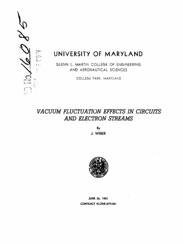 Vacuum Fluctuation Effects in Circuits | PDF | Electron ...