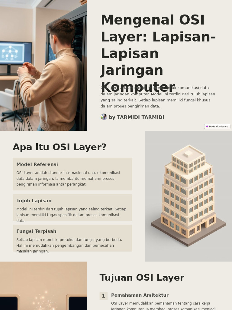 Mengenal OSI Layer Lapisan Lapisan Jaringan Komputer | PDF