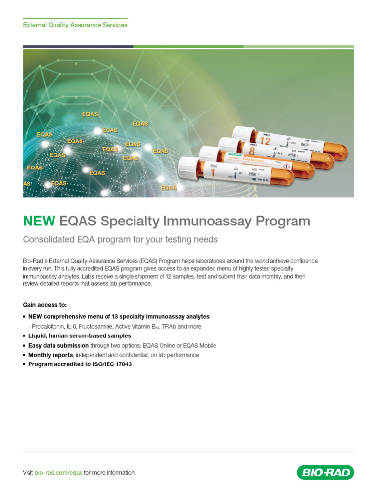 EQAS SPIAPlus Product Flyer | PDF