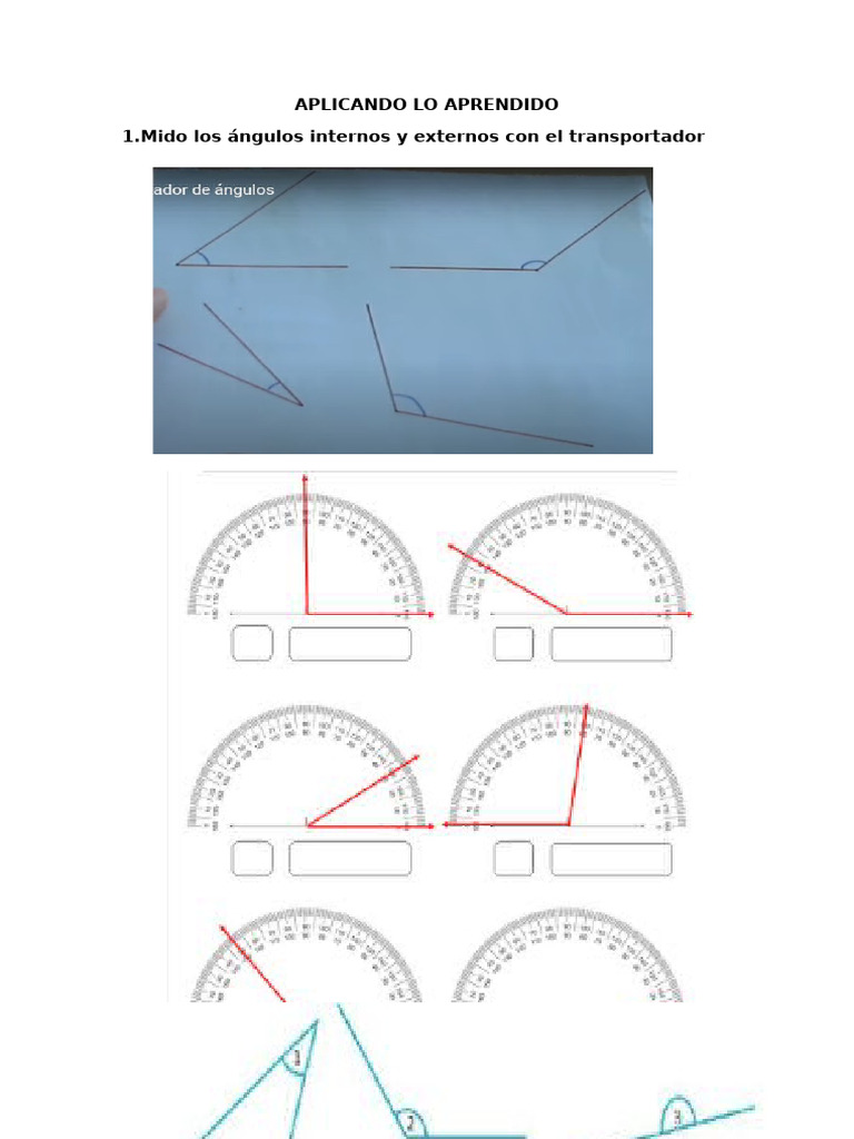 Ficha Medir Angulos | PDF