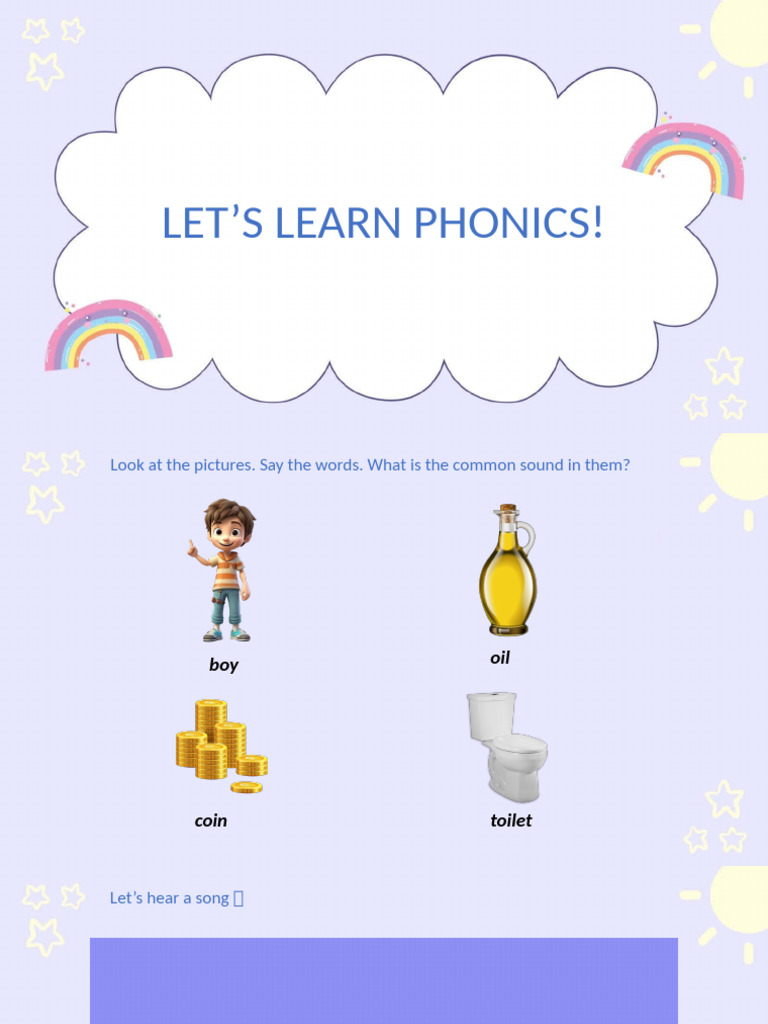 Phonics - Oi Oy Sound | PDF