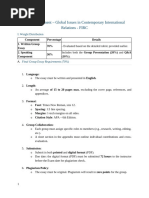 Component 3 Outline Format and Guidelines | PDF | Information | Cognition