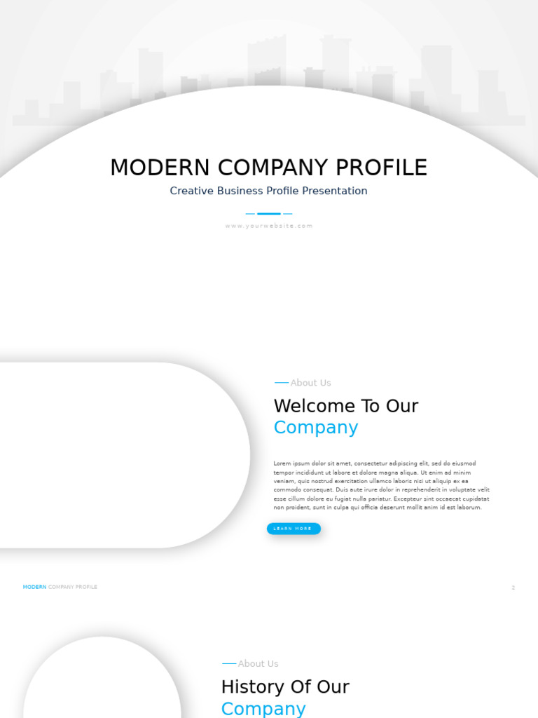 Modern Company Profile Overview | PDF