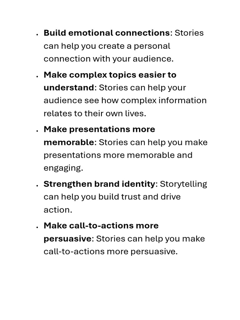 Build Emotional Connections | PDF