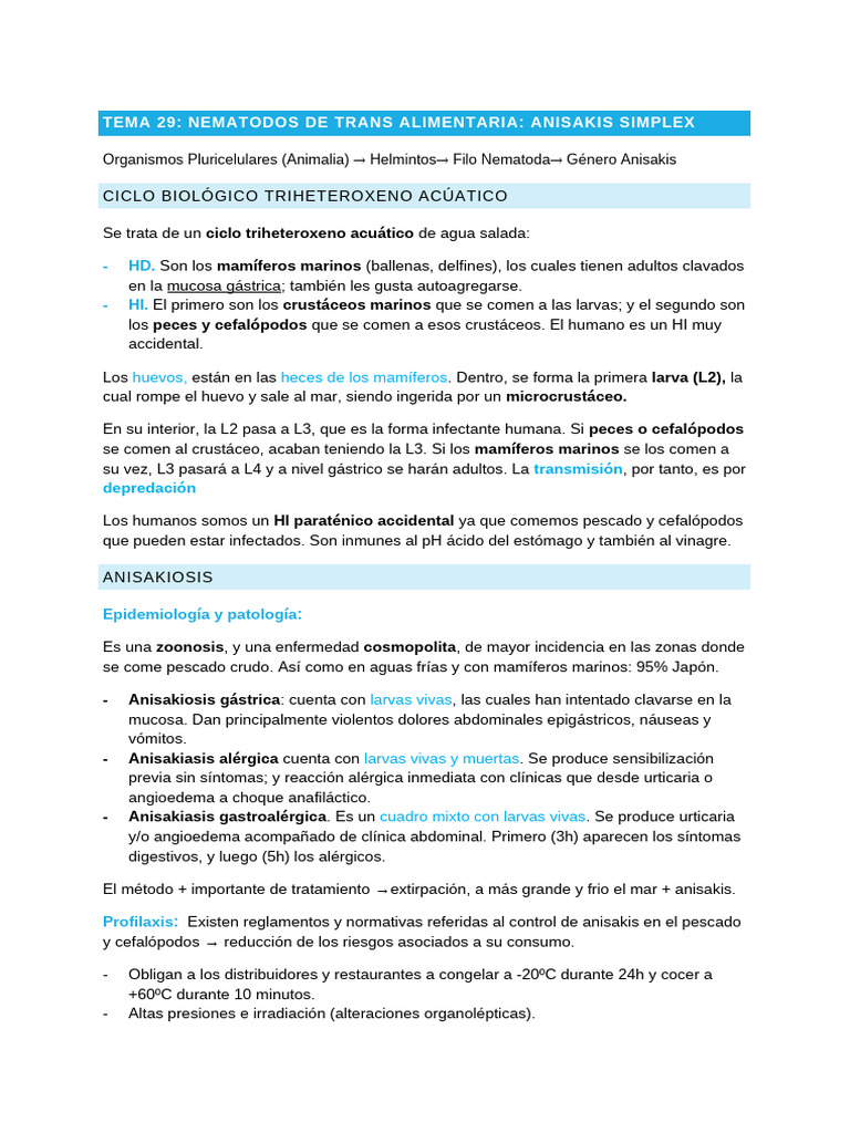 Tema 29 | PDF | Enfermedades y trastornos | Especialidades Medicas