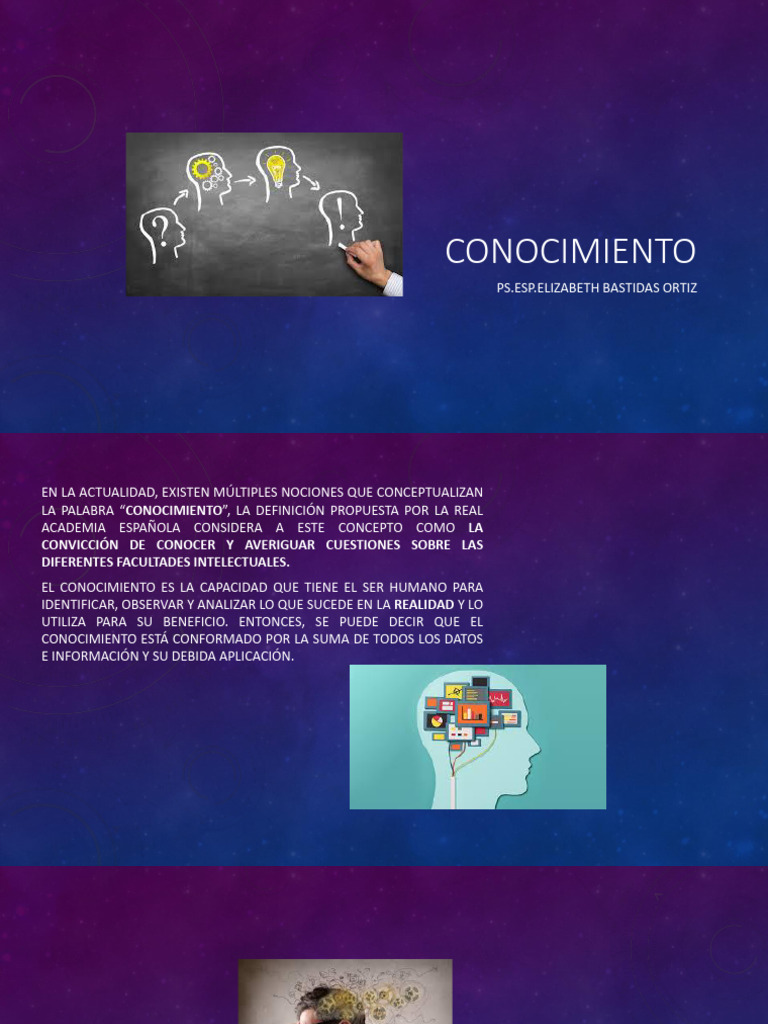 Definición y Tipos de Conocimiento | PDF | Conocimiento | Intuición