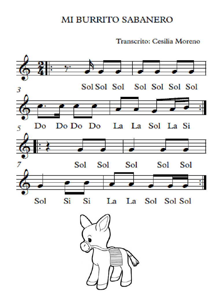 Mi Burrito Sabanero | PDF