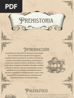 Esquema de La División de La Prehistoria | PDF