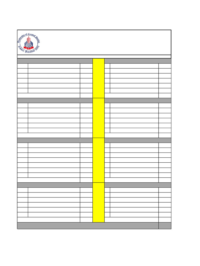 UCP BSCS Course Outline 2025 | PDF | Computing | Applied Mathematics
