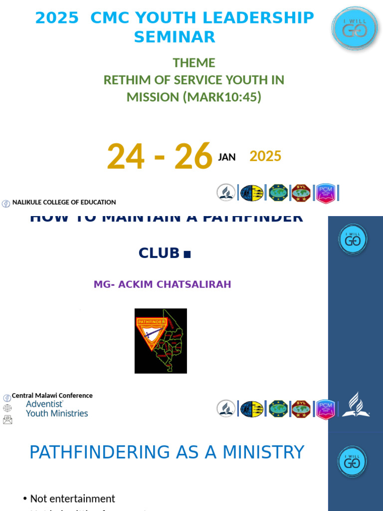 Pathfinder Basic Staff Training - 2025 NALIKULE | PDF | Disciplines | Leadership