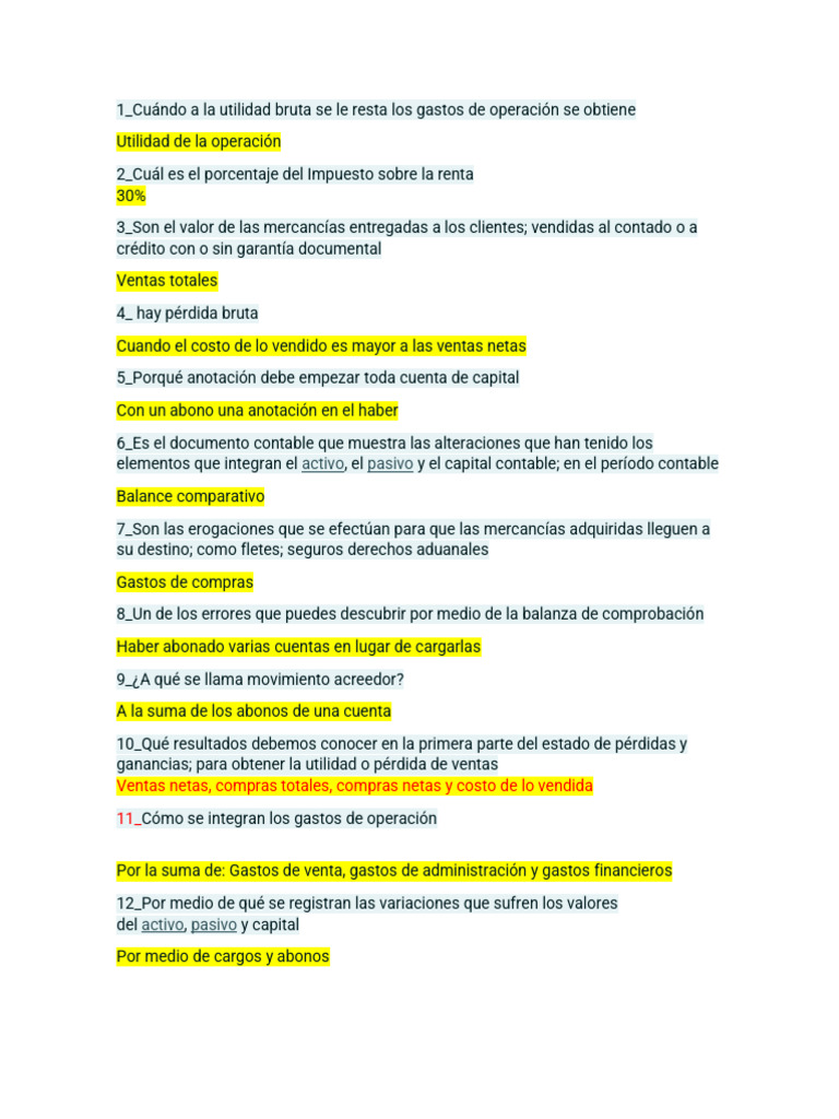 Examen Final Conta | PDF | Contabilidad | Economía Financiera