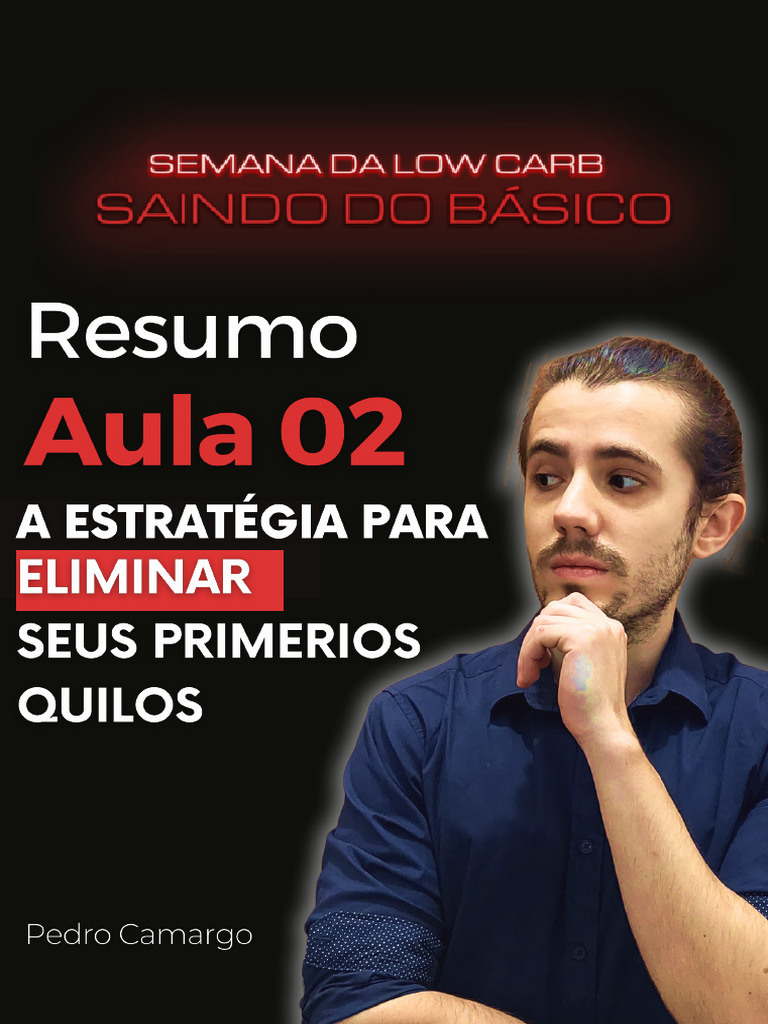 PEDRO CAMARGO Material Complementar Aula 02 Semana da Low Carb | PDF