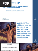 Master Guide Leadership Training Discipline and Discipleship | PDF ...