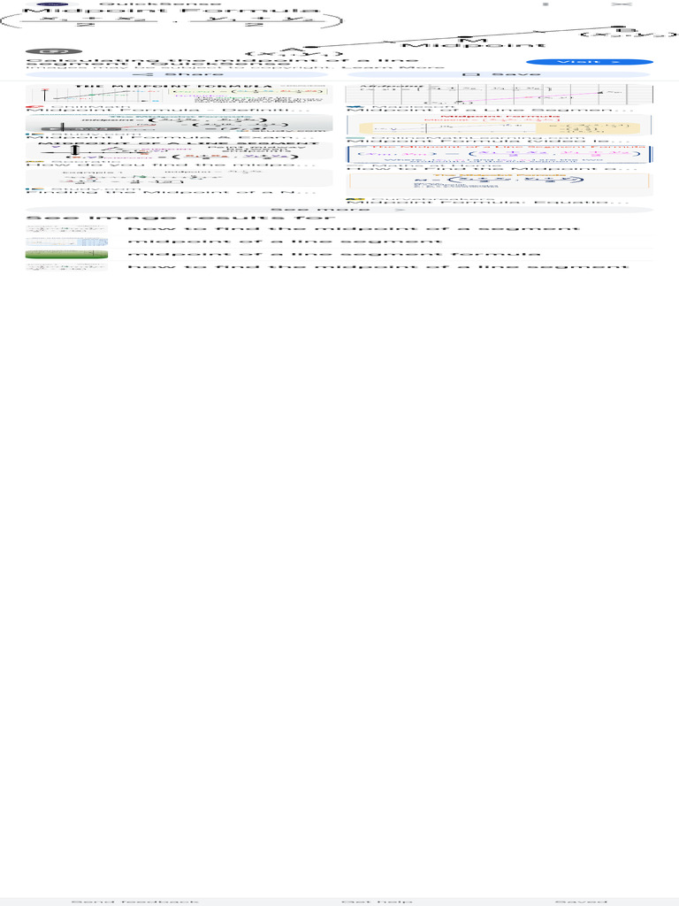 Midpoint of A Segment - Google Search | PDF