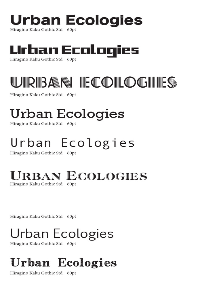 Urban Ecologies | PDF