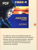 Calificación e Interpretación CMAS-R | PDF | Crecimiento personal y profesional | Relaciones ...