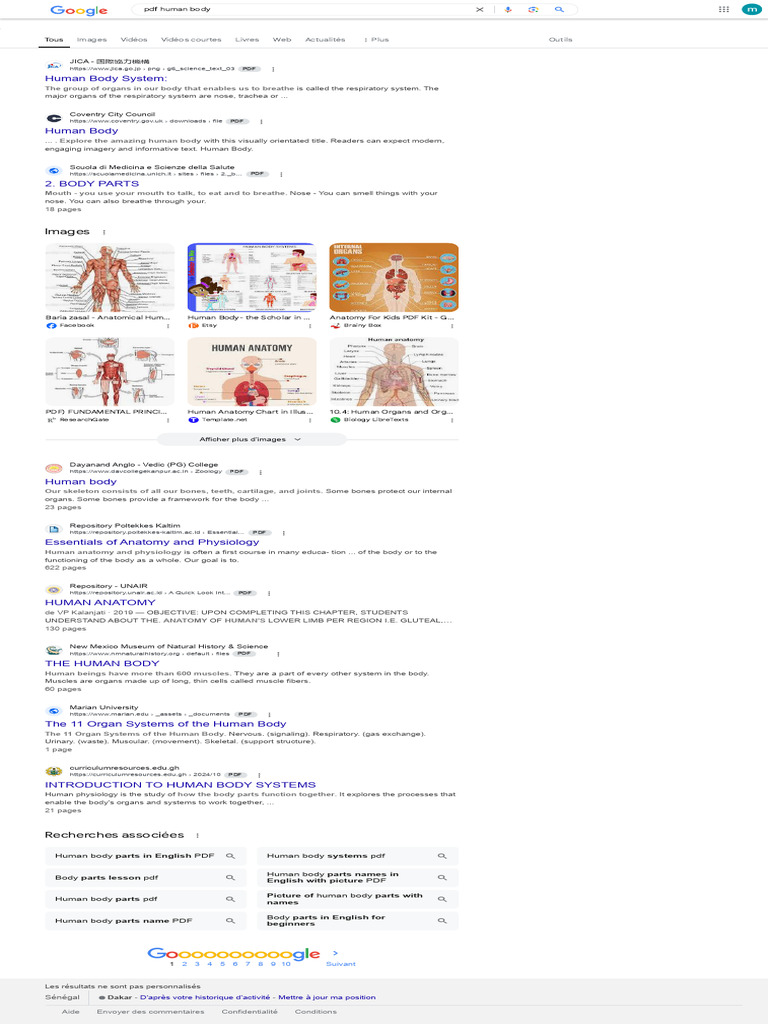 PDF Human Body - Recherche Google | PDF | Anatomy | Biology