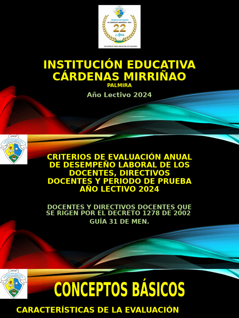 2024 IECM Evaluacion de Desempeño | PDF | Evaluación | Maestros