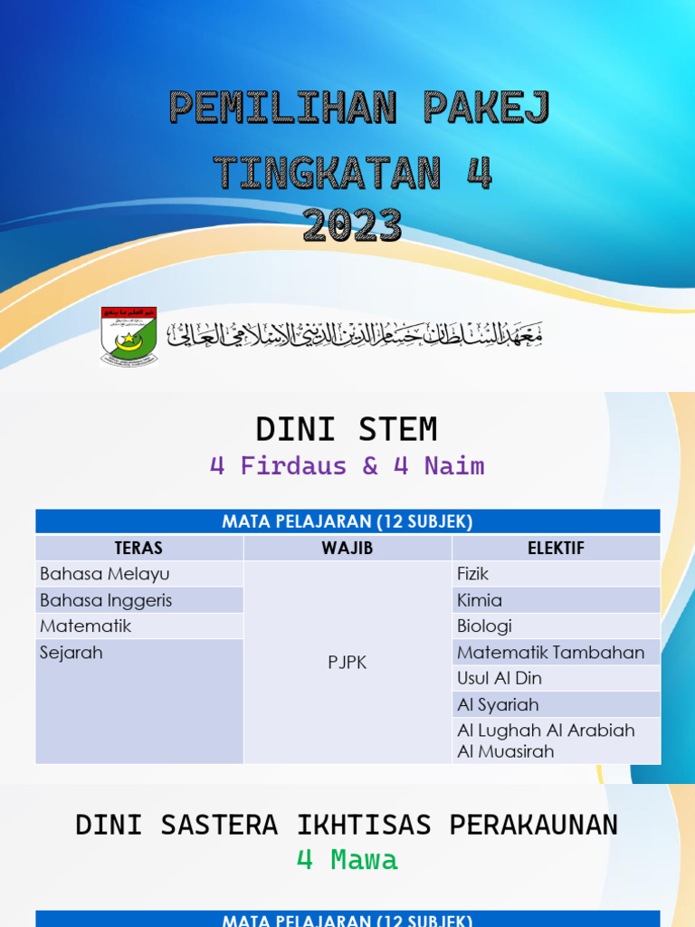 Pakej Aliran Tingkatan 4 | PDF