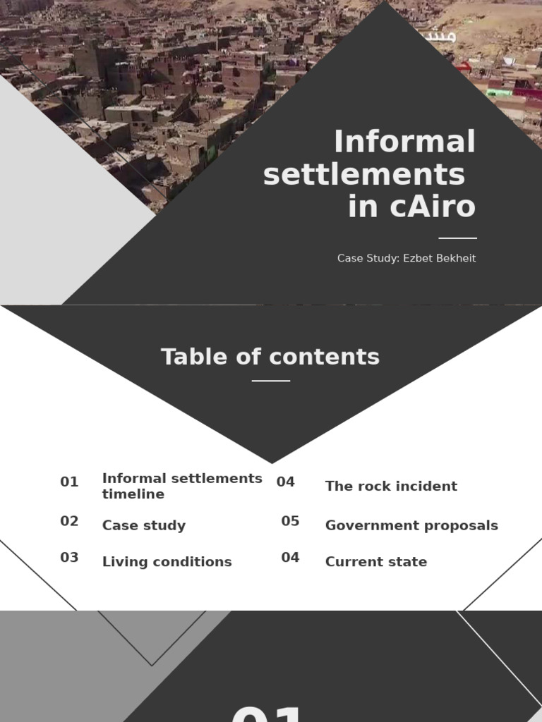 Informal Settlements in Cairo: Ezbet Bekhit | PDF | Cairo