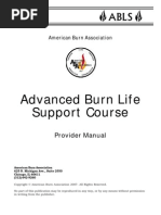 ABLS - Advanced Burn Life Support Provider Manual | PDF | Burn ...