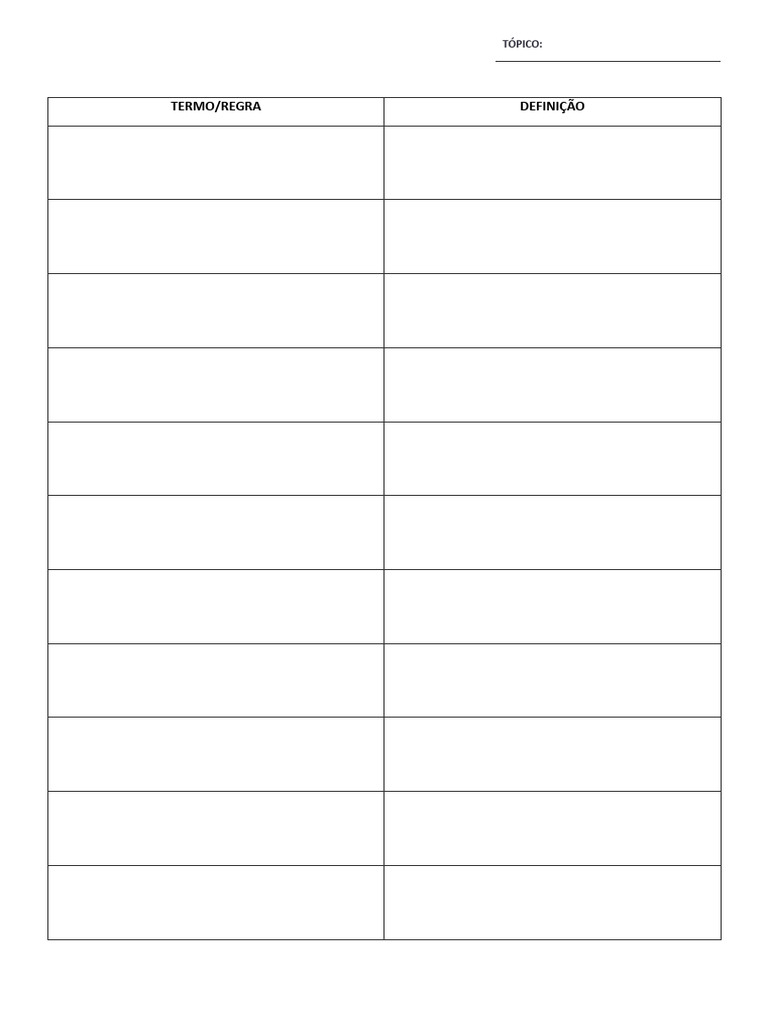 Blank Language Printable Pac | PDF